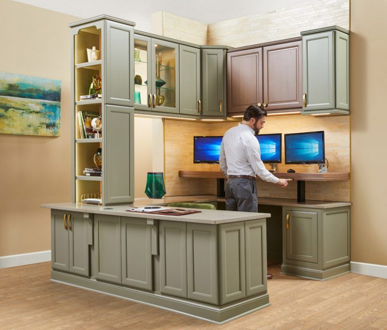 built-in-office-cabinets-computers | Cabinet World of PA